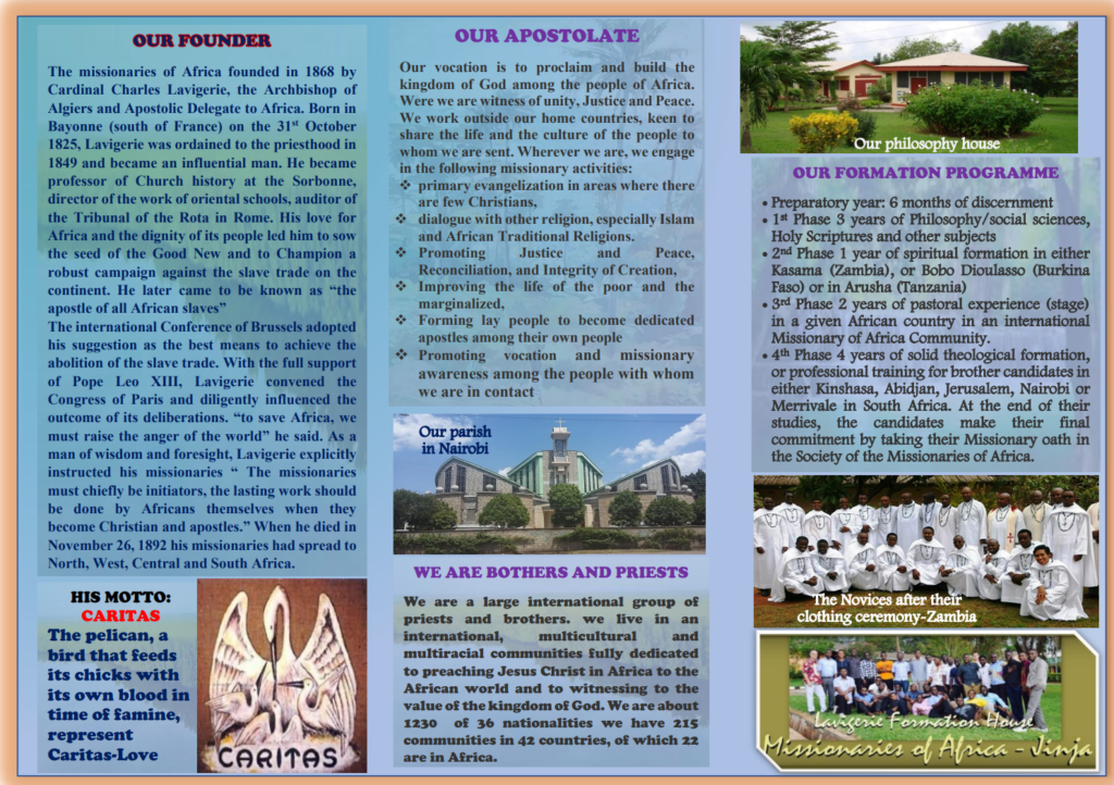 Vocation Animation In Uganda – Missionaries of Africa – EAP